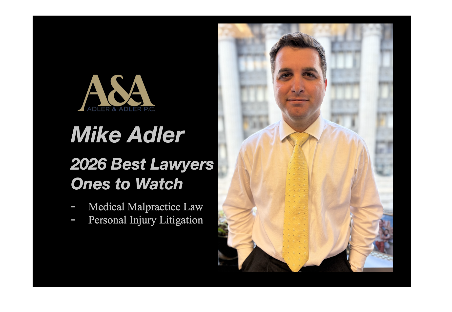 Mike Adler Recognized as 2026 Best Lawyers® Ones to Watch : Adler ...